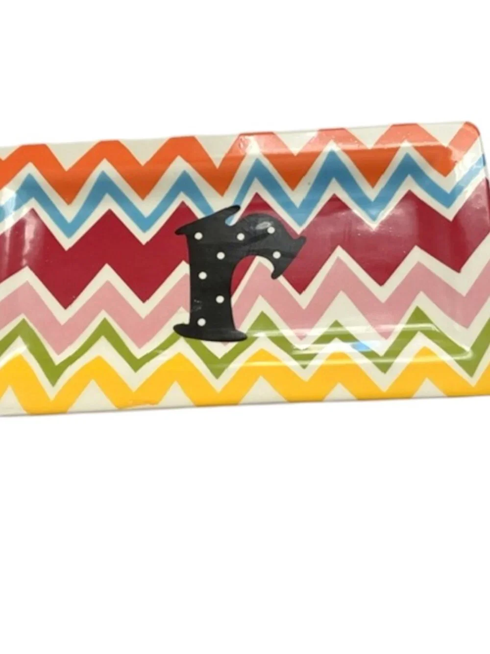 Coton Colors | Accents | Coton Colors Monogram R Initial Ceramic Tray ...